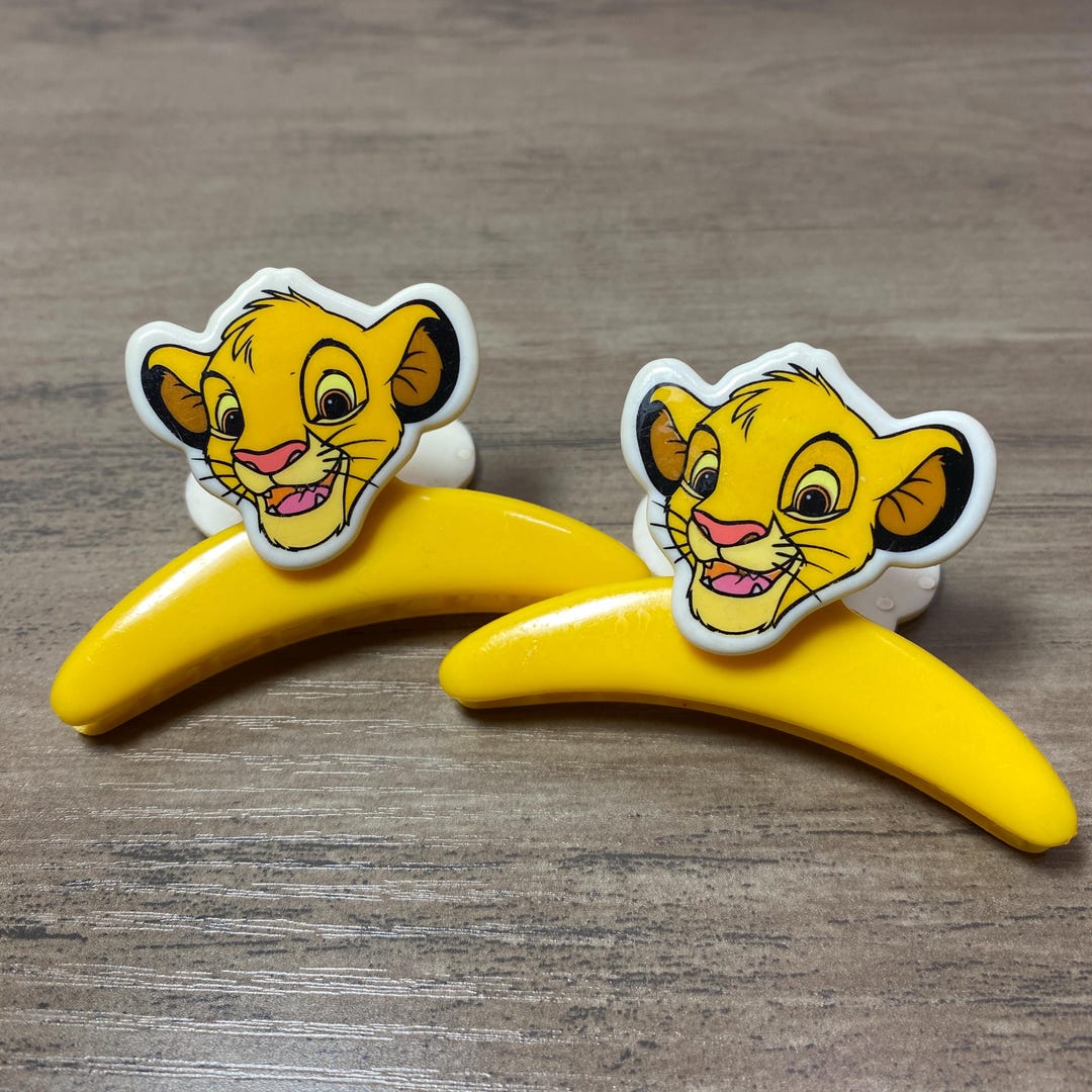 The Lion King Simba Hair Clips 90s Girls Barrette - Etsy
