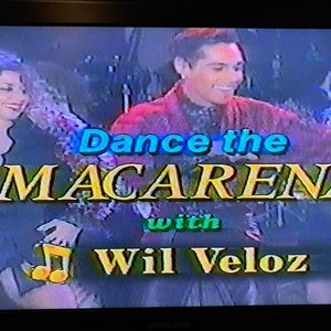 Dance the Macarena VHS Video Tape Tested Working 1996 Wil Veloz Latin ...