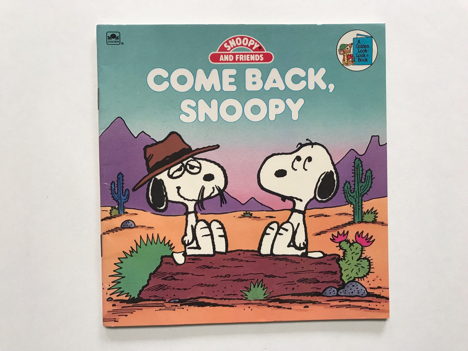 1987 Come Back Snoopy Golden Look Look Book Snoopy and Friends - Etsy