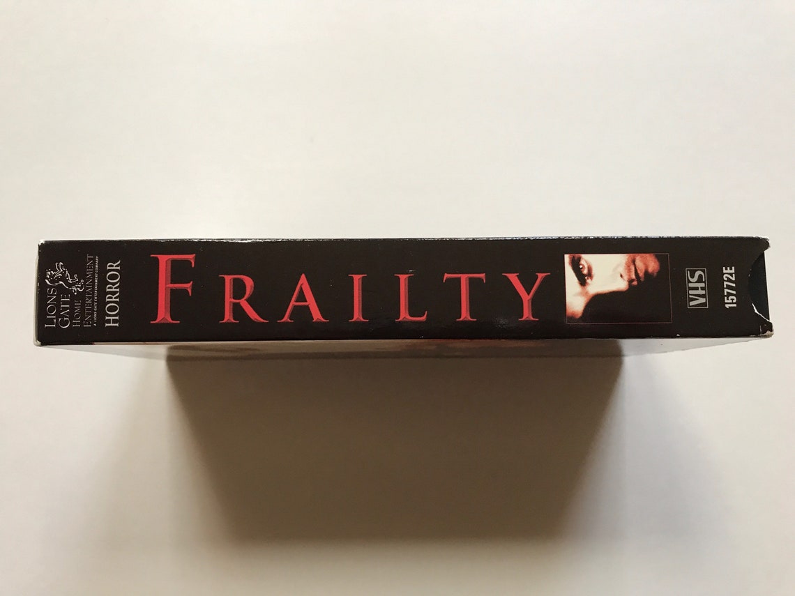 2001 Frailty VHS Video Tape Movie Full Length Supernatural - Etsy