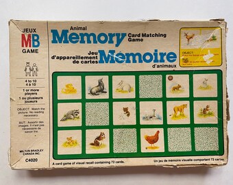 Memory Match Card Game - Etsy