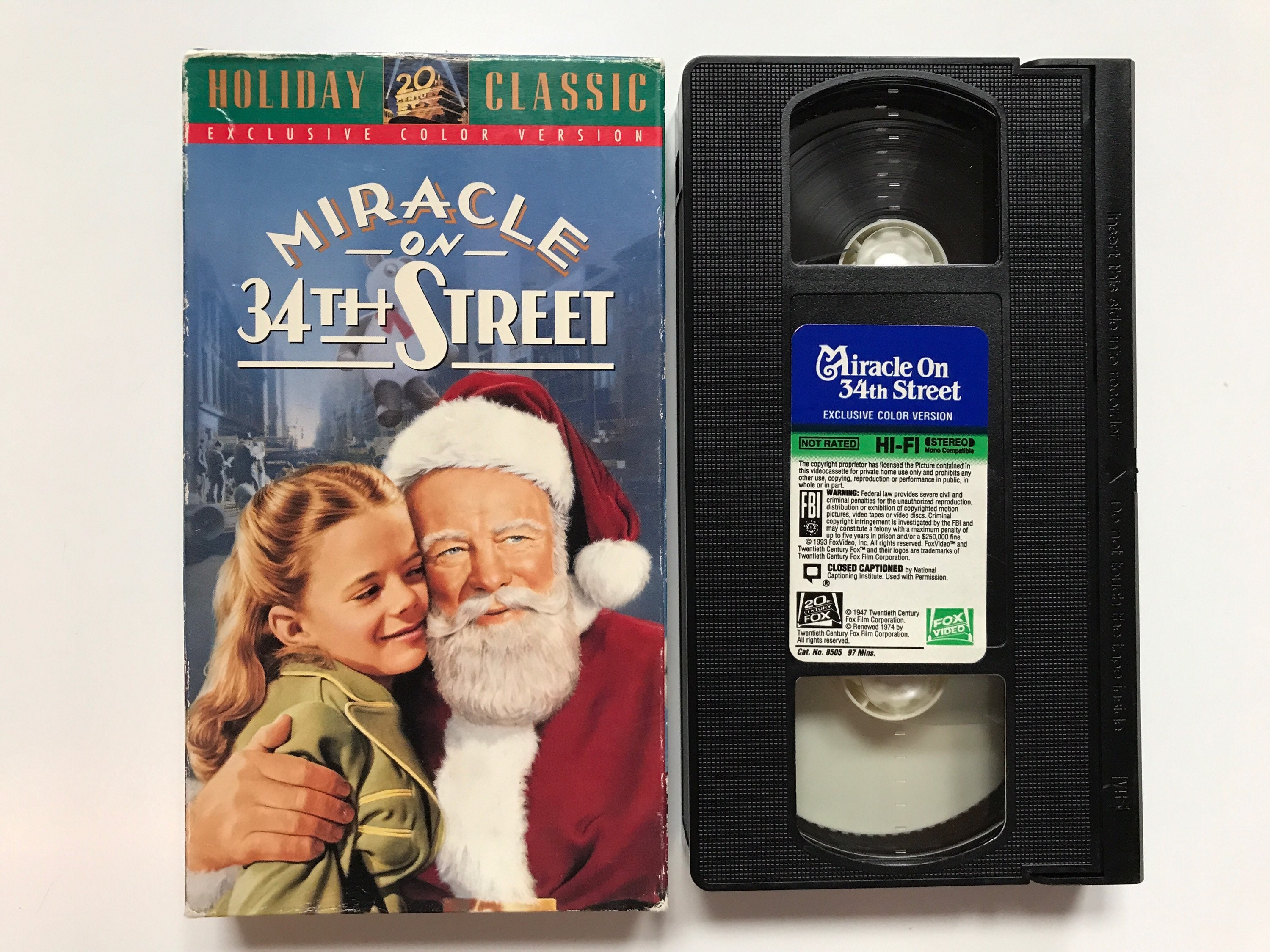 Miracle On 34th Street Vhs