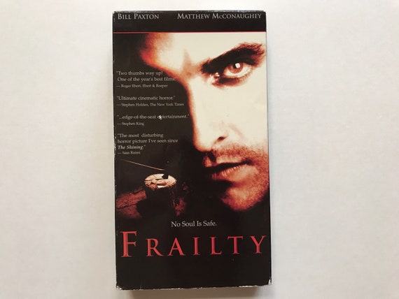 2001 Frailty VHS Video Tape Movie Full Length Supernatural - Etsy