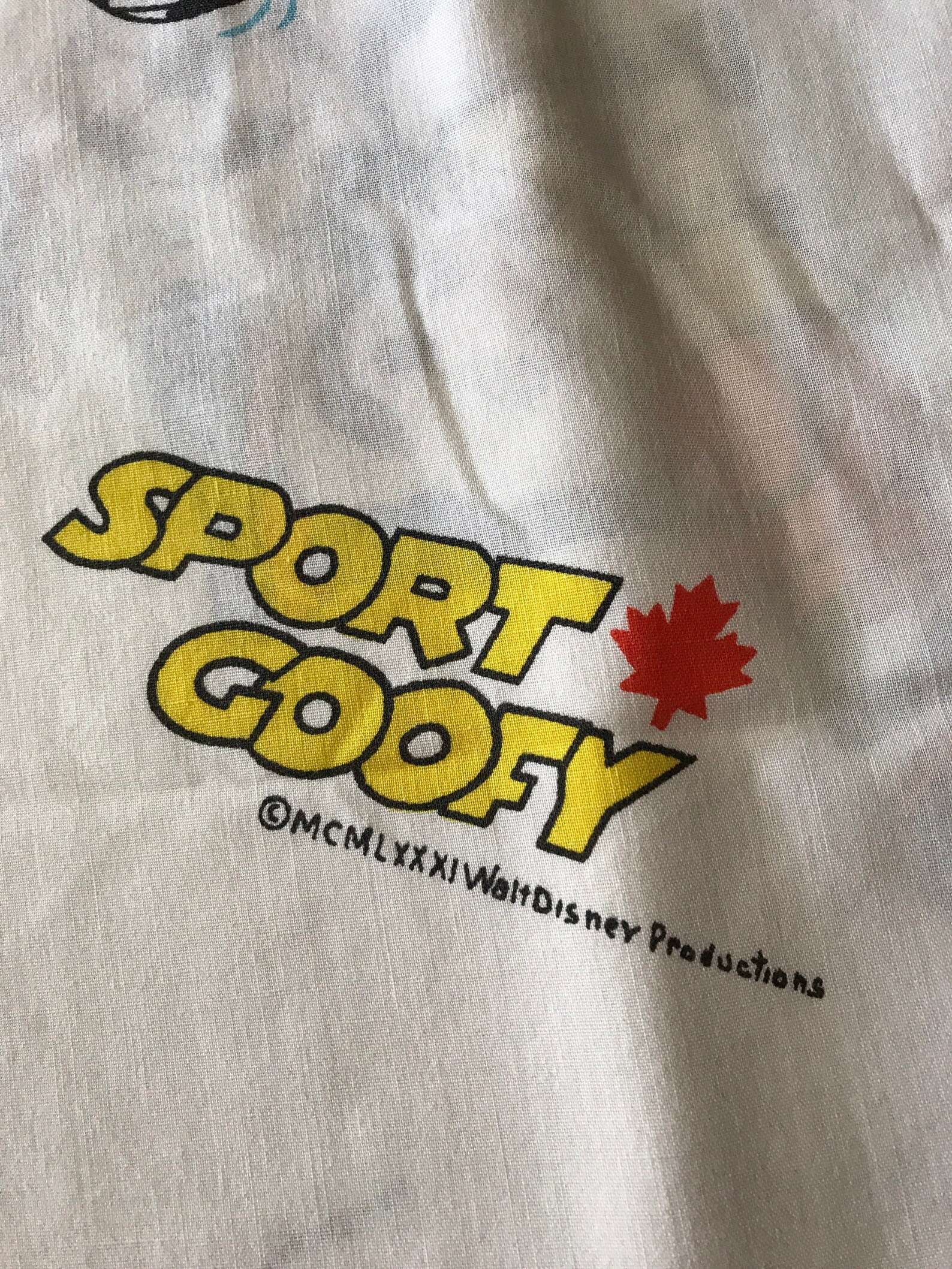 1980s Disney Goofy Sport Twin Flat Sheet 80s Kids Bedding Boys - Etsy