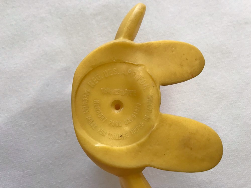 Tommee Tippee Kids Rubber Squeak Toy 70s Yellow Play Time | Etsy