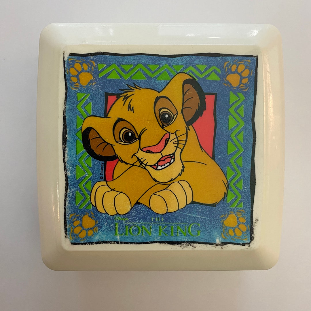 The Lion King Kids Sandwich Box Lunch Box Kibouki Simba - Etsy