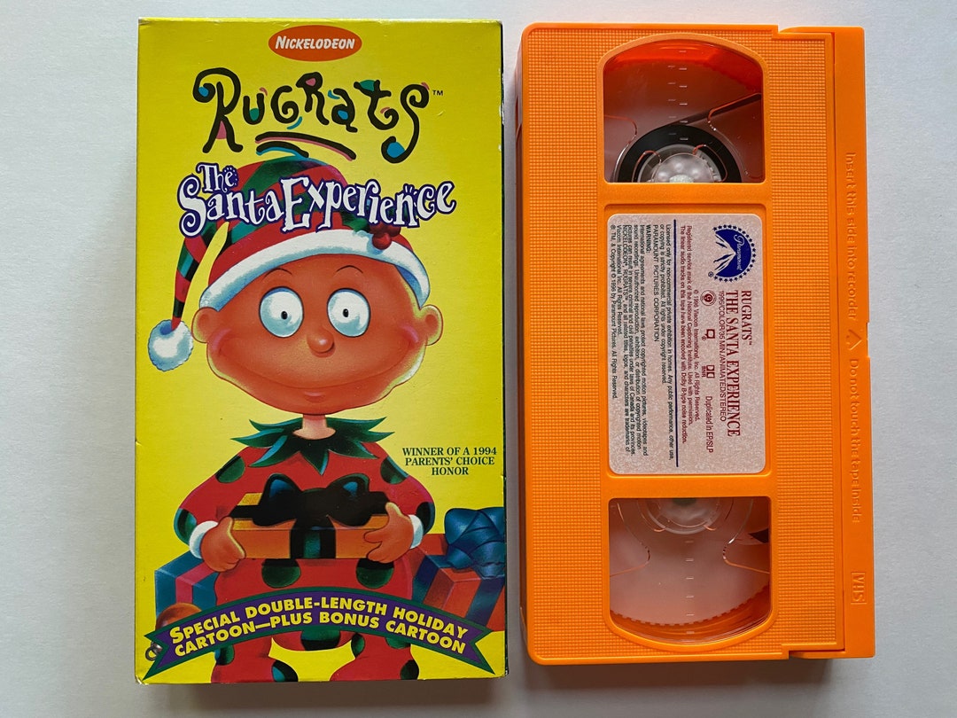 Rugrats Christmas VHS Video Double Length Holiday Cartoon 1996 the ...