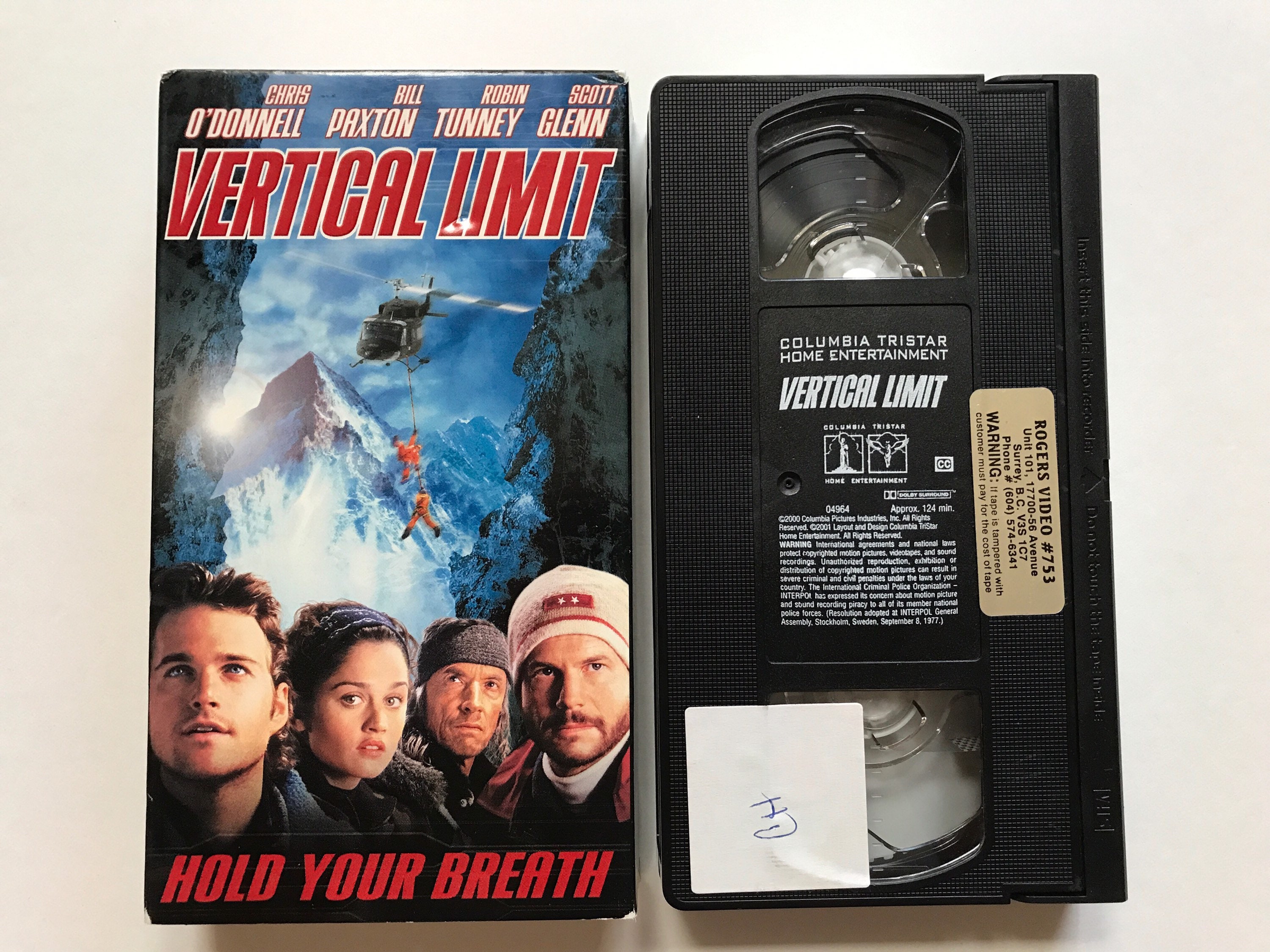 2001 Vertical Limit VHS Video Tape Movie Full Length Nature - Etsy