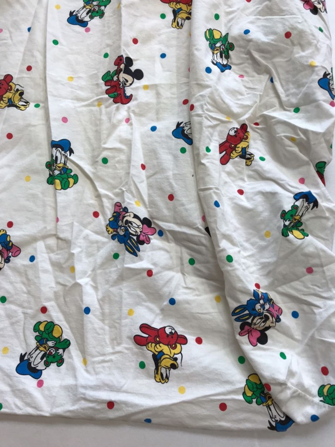 RARE Dundee Disney Babies Fitted Crib Sheet Cute Mickey Minnie - Etsy