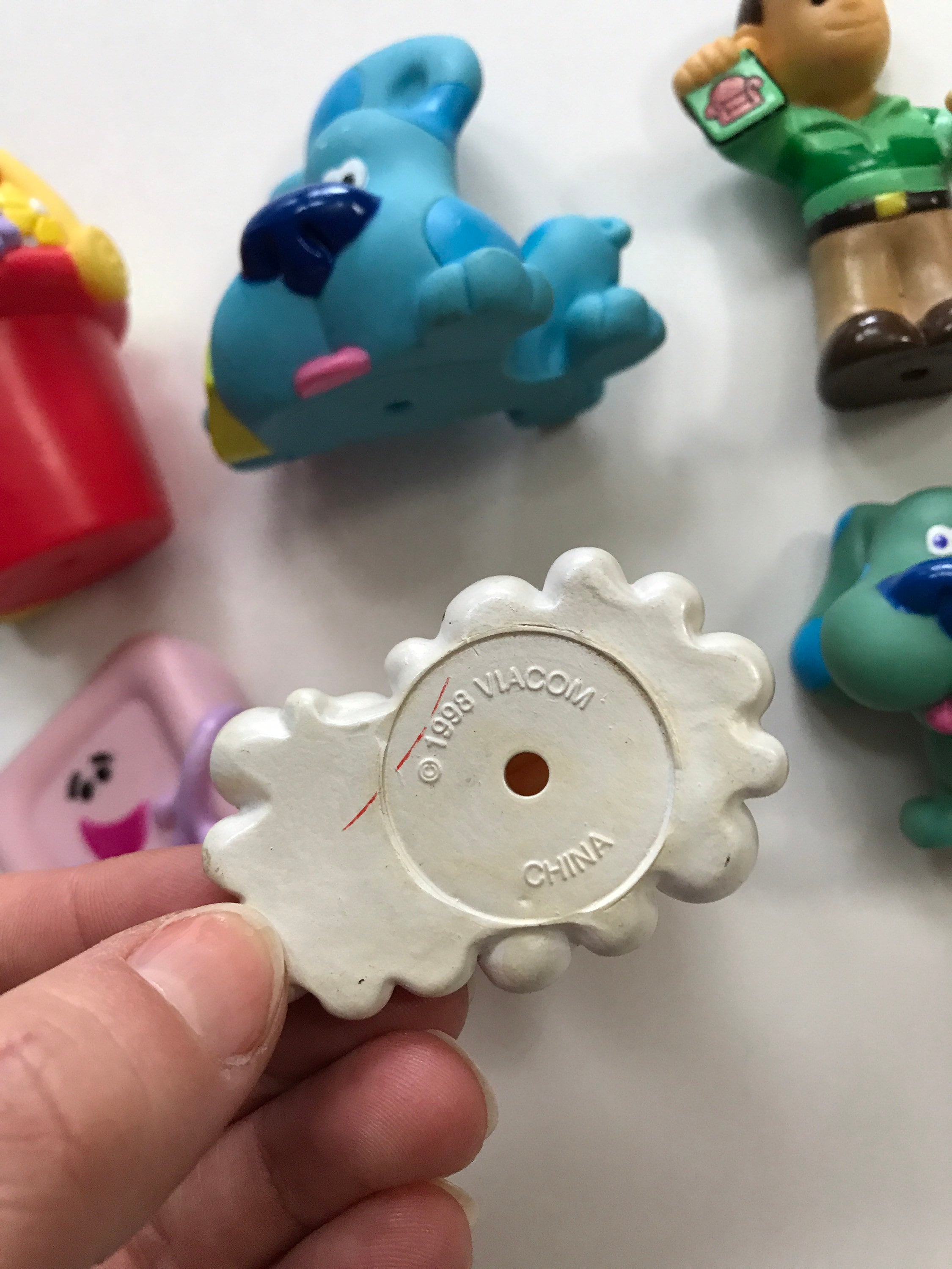 1997 Blues Clues Plastic Toys Lot Viacom Tyco Steve Slippery | Etsy
