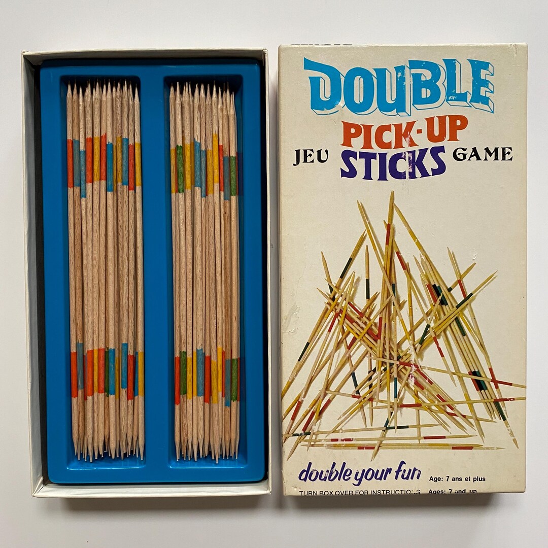 1967 Pick up Sticks Parker Brothers Kids Game Toys Collectible Family ...