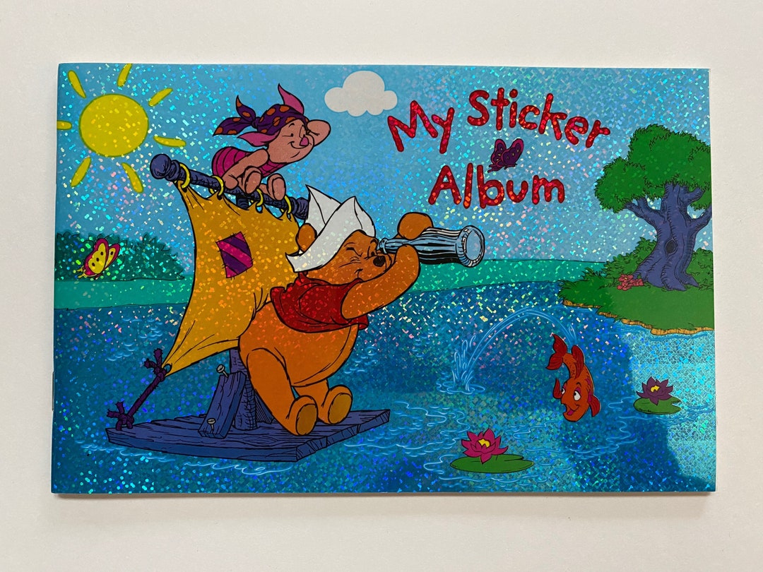 90s Sandylion Winnie the Pooh My Sticker Album Collectible Sticker Book ...