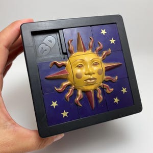 Celestial Sun Coin Bank 3D Sliding Puzzle Damert 1996 RARE - Etsy