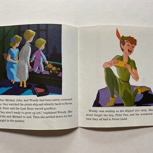 Peter Pan Read Along Book 80s Kids Children Retro Reading See Hear Read ...