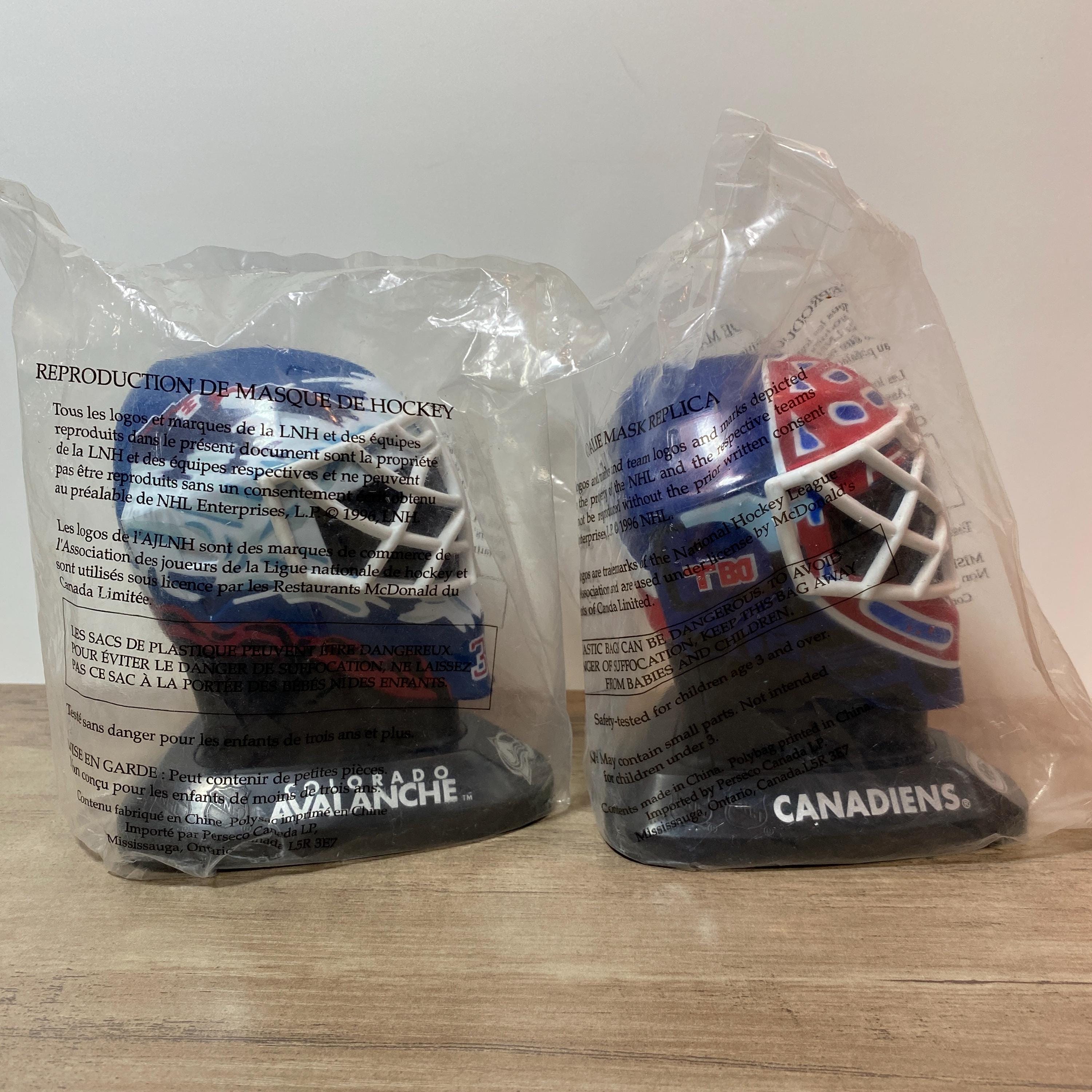 Mcdonalds Mini Goalie Helmet Mask Official 1996 Jocelyn Thibault ...