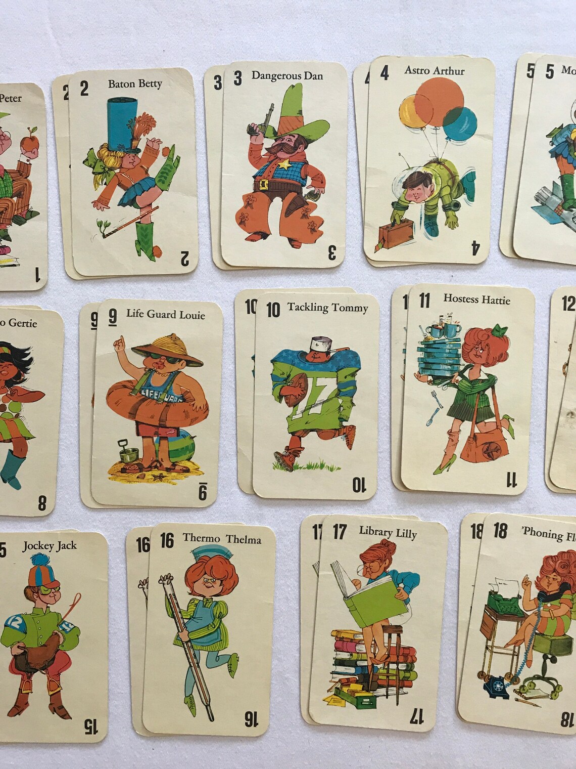 60s or 70s Jumbo Old Maid Playing Cards Set Kids RARE Game - Etsy