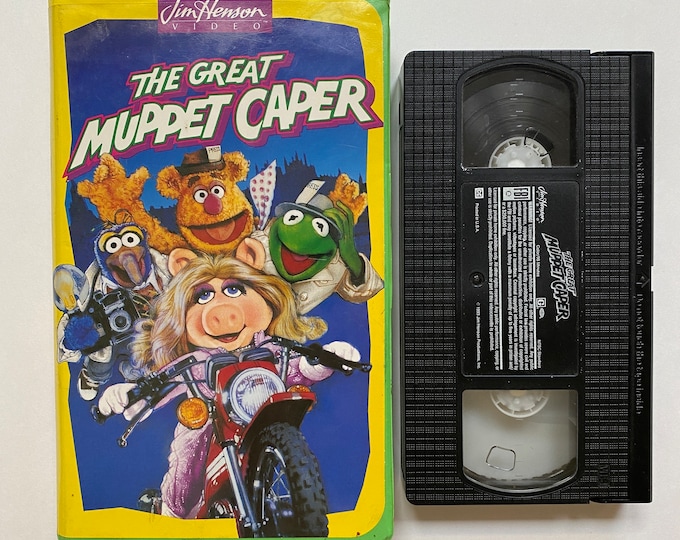 The Great Muppet Caper VHS Video 90s Animated Movie Clamshell Case Jim ...