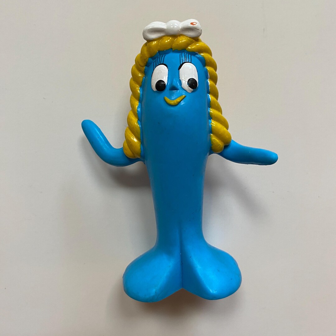 Gumby Toy 2001 Goo Blue Mermaid Bendy Figure - Etsy