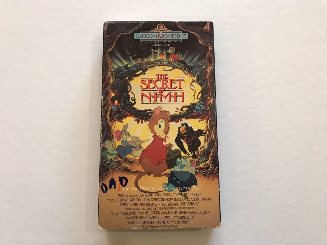 Le secret de Nimh Don Bluth VHS Vidéo d'animation Film - Etsy France