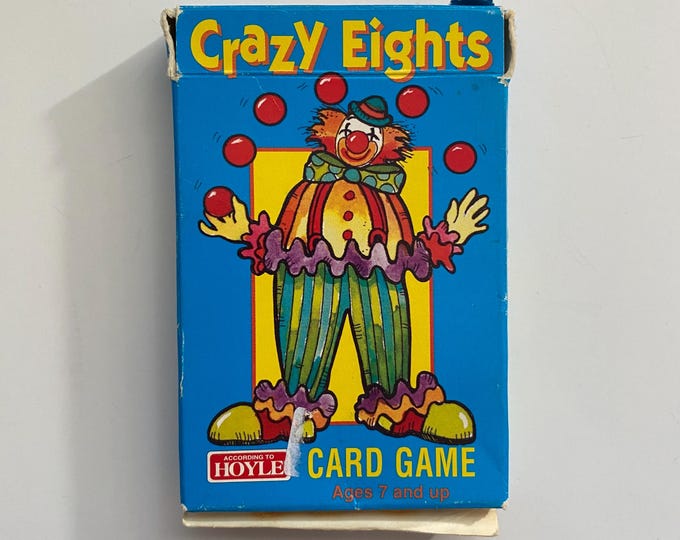 1997 Crazy Eights Playing Cards Complete Set Clowns Hoyle Game - Etsy