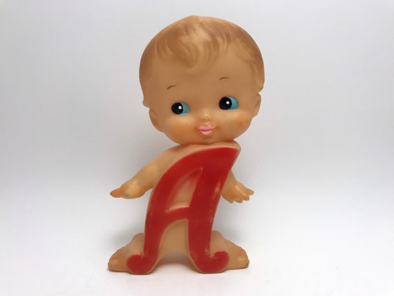 Vintage Rubber Toy by Binky Made in Japan Kewpie Dolly A | Etsy