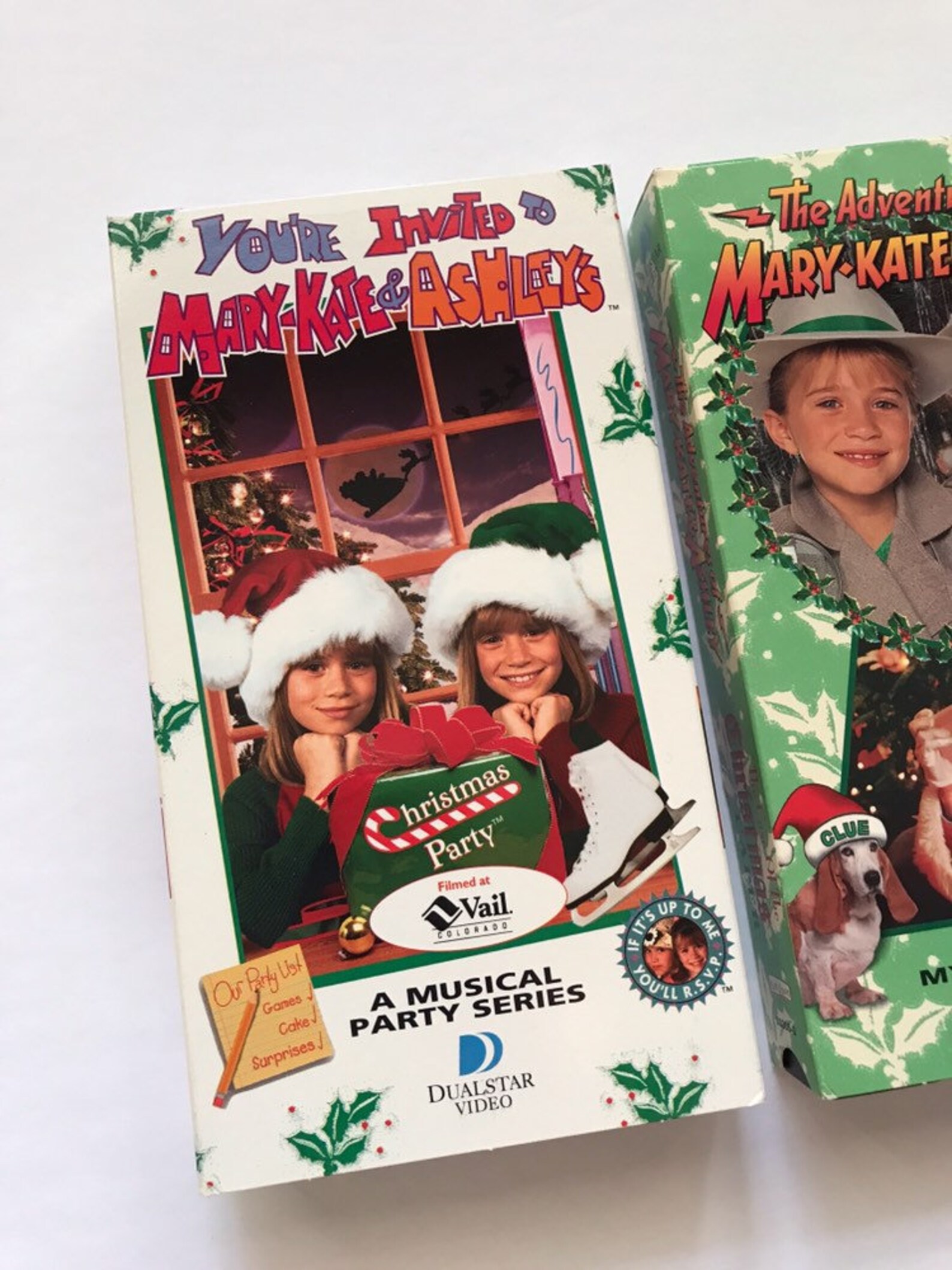 1990s Mary Kate and Ashley Olsen VHS Christmas Party Specials ...