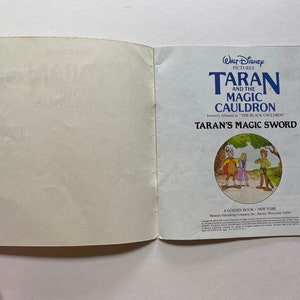 1985 Taran and the Magic Cauldron Tarans Magic Sword Kids Book - Etsy ...