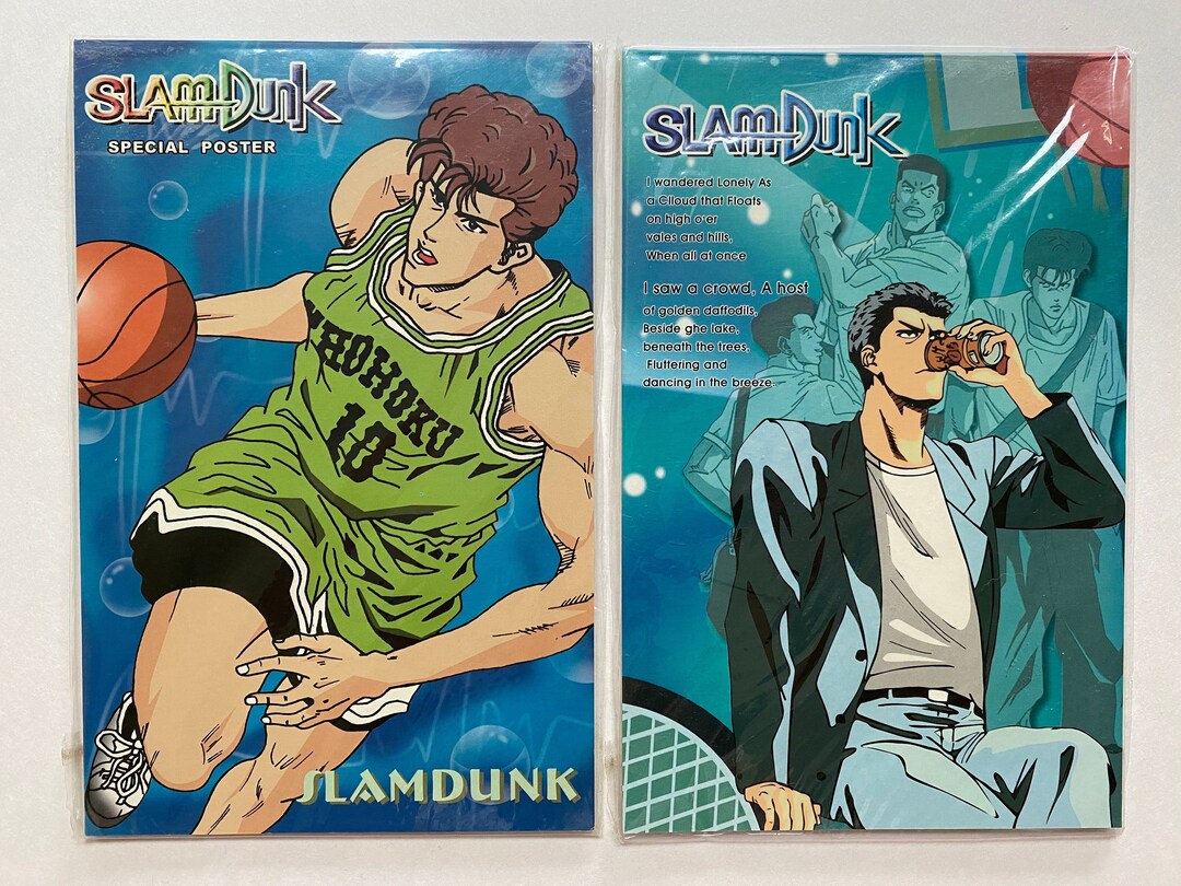 1990s Slam Dunk Anime Note Paper Book Stationary Kids Boys Basketball ...