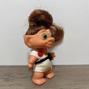 1960s Troll Doll With Rooted Hair Rootie Beatnik? Painted Eyes Karate ...