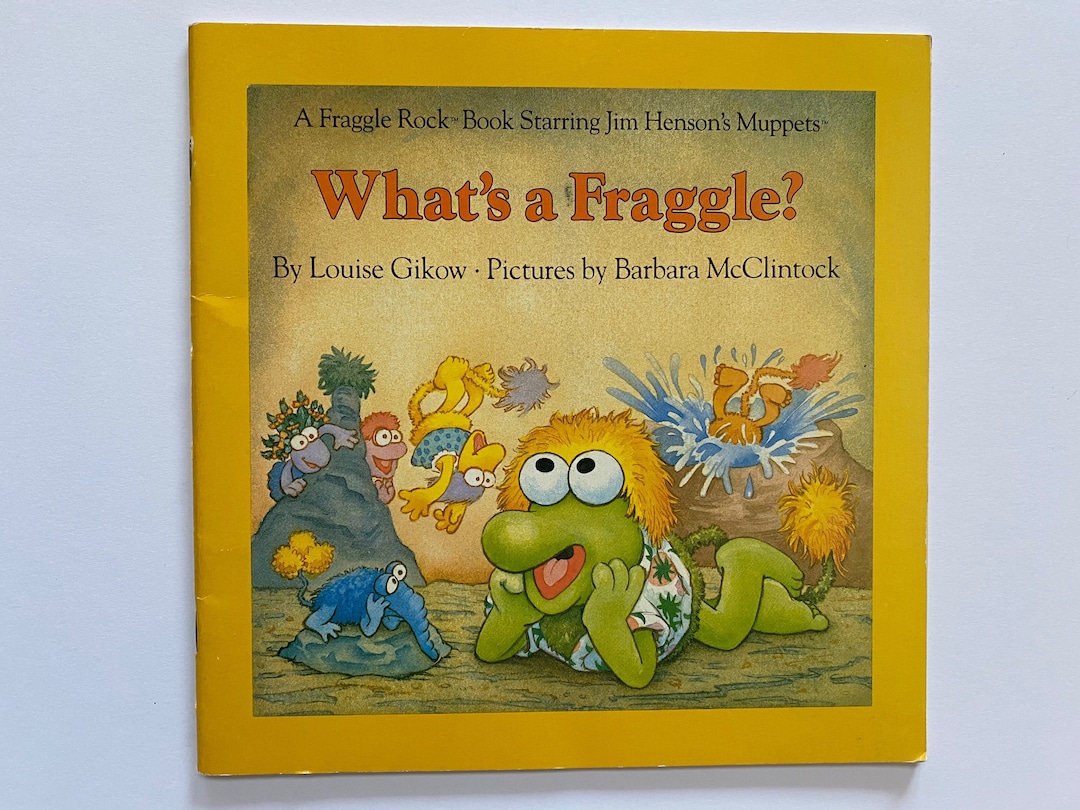 SALE What’s a Fraggle Softcover Fraggle Rock Book Jim Henson Muppets ...