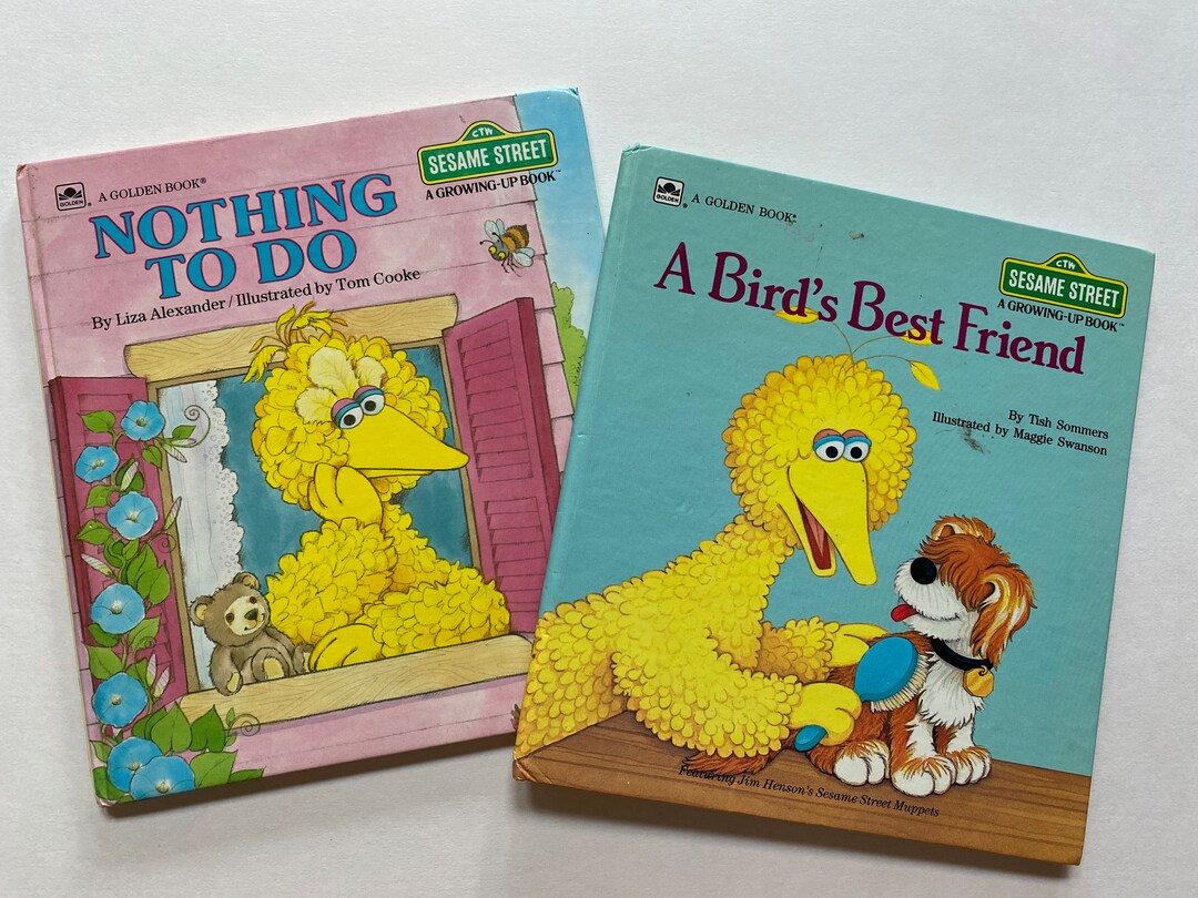 Sesame Street Books Pair Jim Henson Muppets Books Birds Best Friend and ...