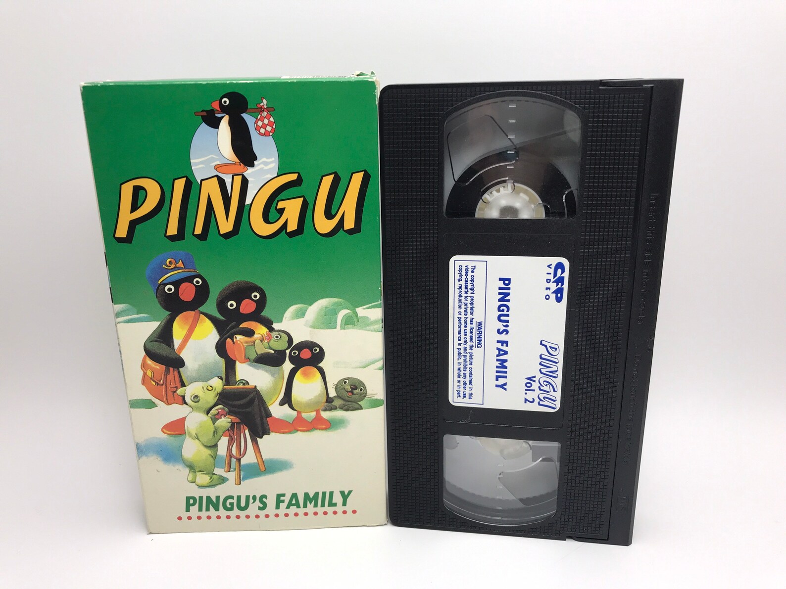 Pingu VHS Video Tapes Pair 90s Cartoon Kids Children Pingus - Etsy
