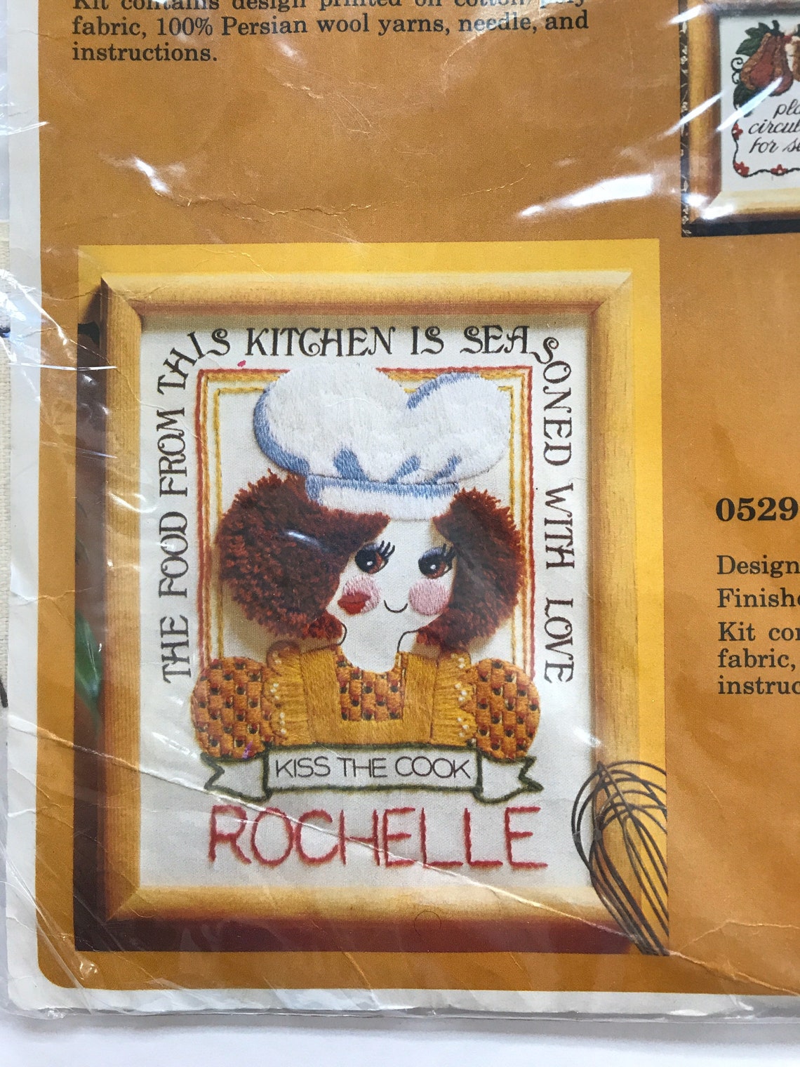 Vintage 1981 Embroidery Crewel Kit the Creative Circle 529 - Etsy