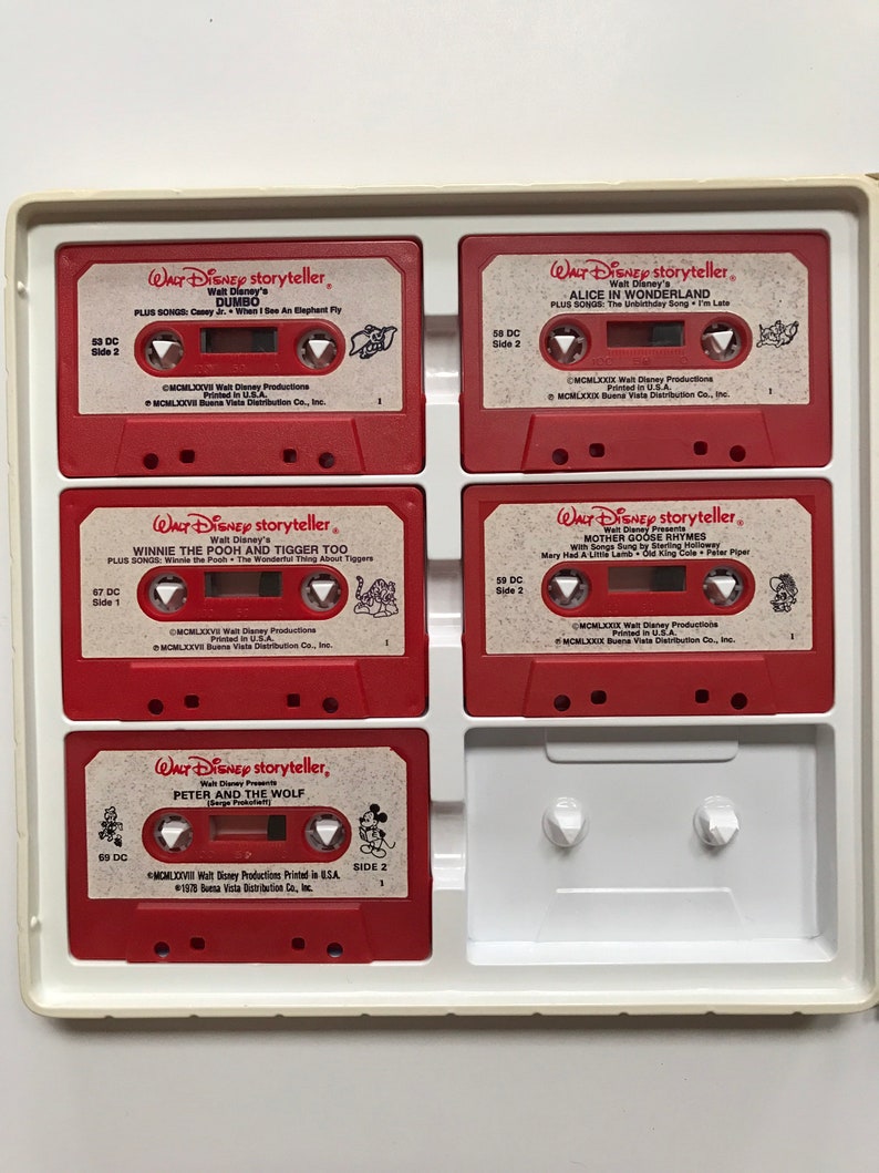 Disney Storyteller Cassette Tape and Book Carry Case Kids - Etsy