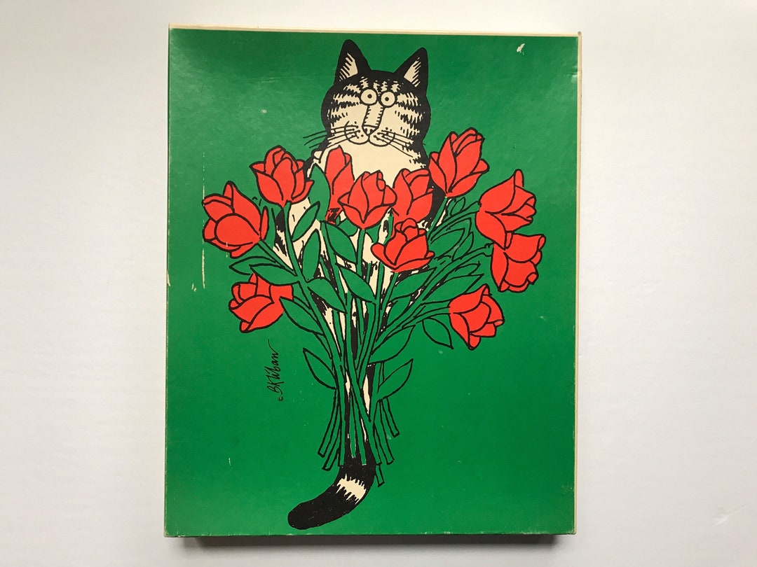 SALE Kliban Cat Rose Cat Jigsaw Puzzle 550 Pieces Difficult Expert ...