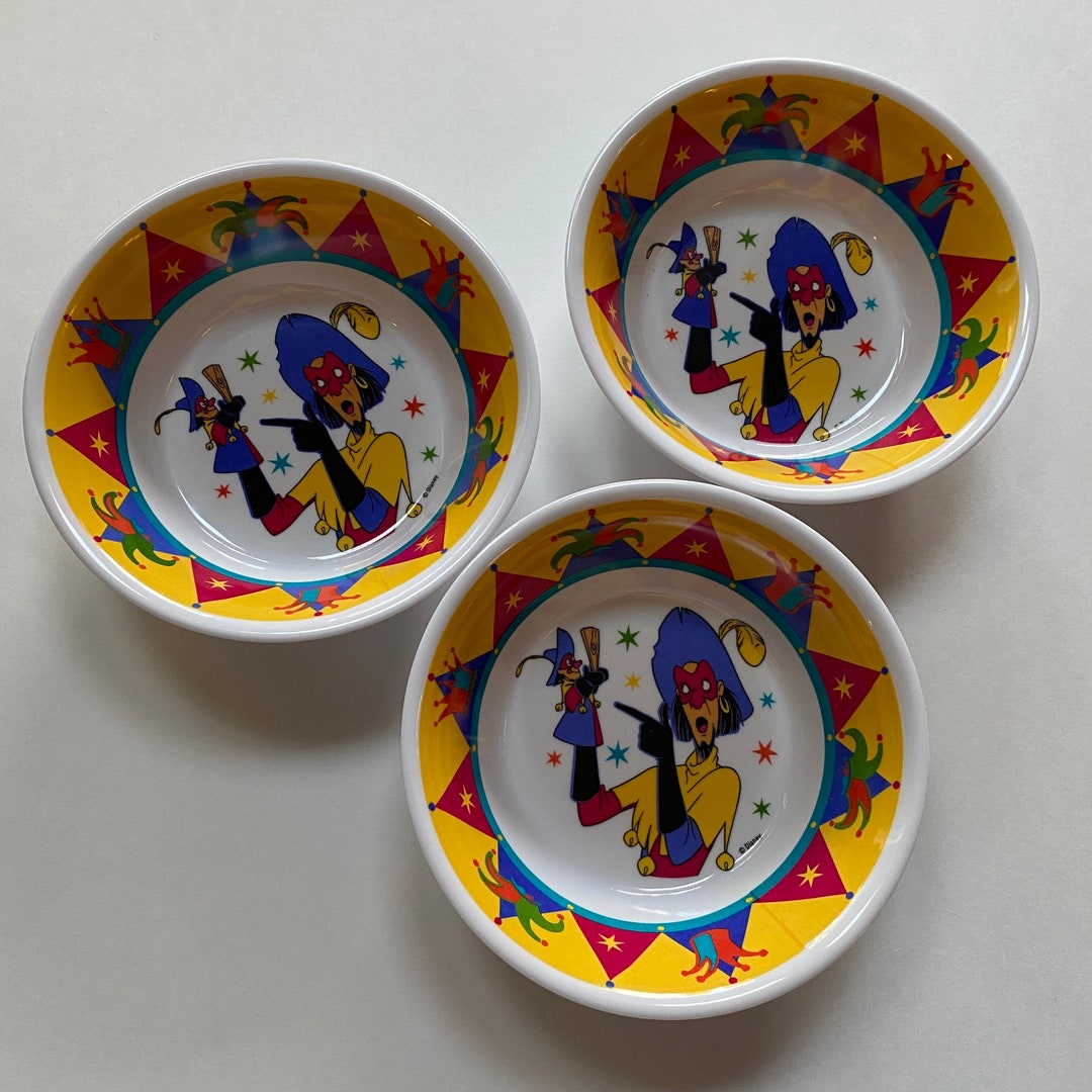 The Hunchback of Notre Dame Clopin Jester Melamine Bowls Set of 3 ...