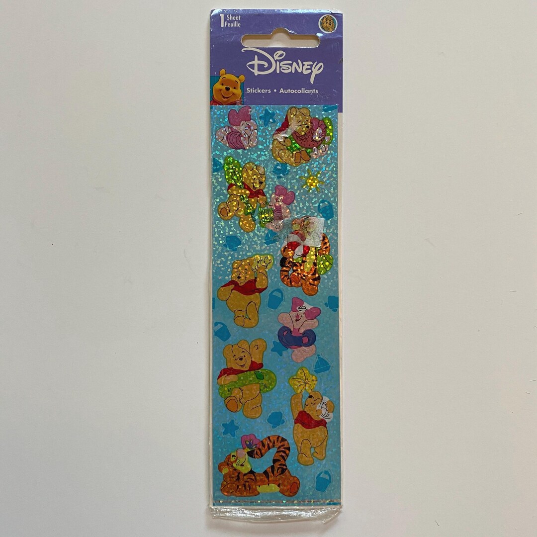 Vintage Sandylion Winnie the Pooh Piglet Tigger Summer Stickers ...