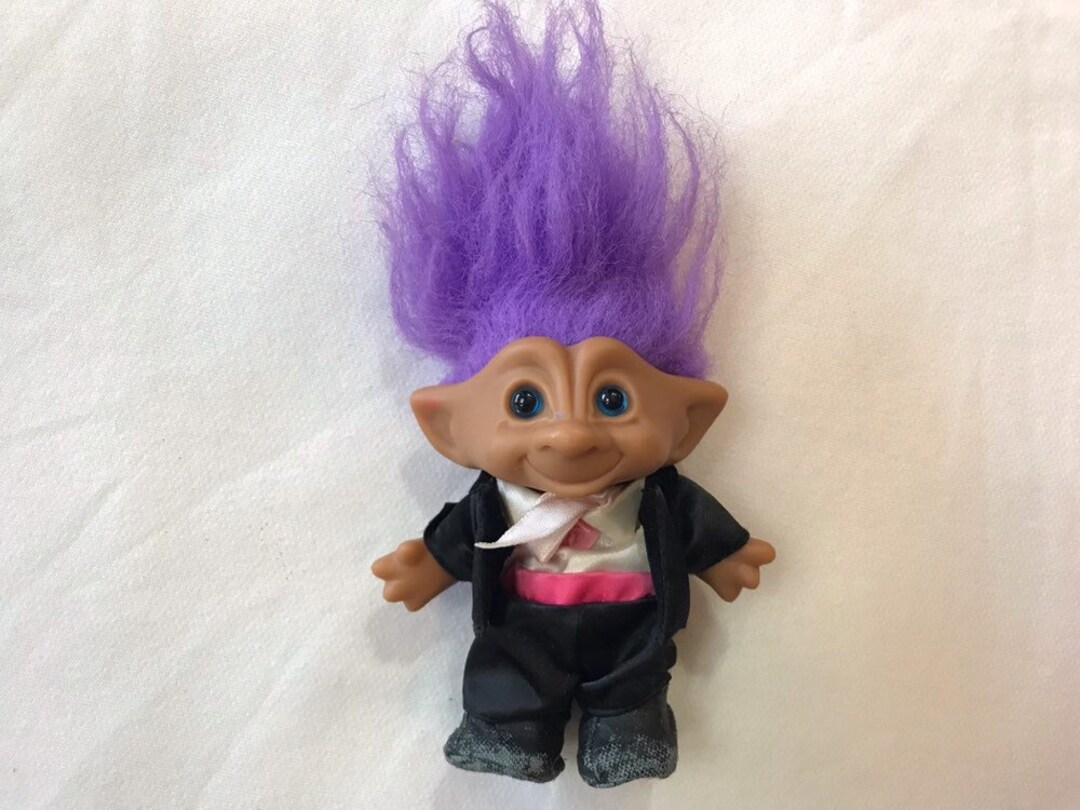 Vintage Ace Novelty Co Jewel Belly Troll Groom Dolls 1990s Kids Toys ...
