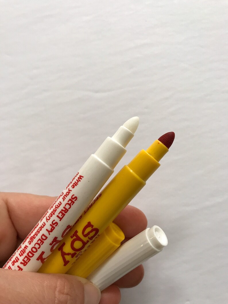 1996 Harriet The Spy Invisible Ink Secret Decoder Pens Markers | Etsy