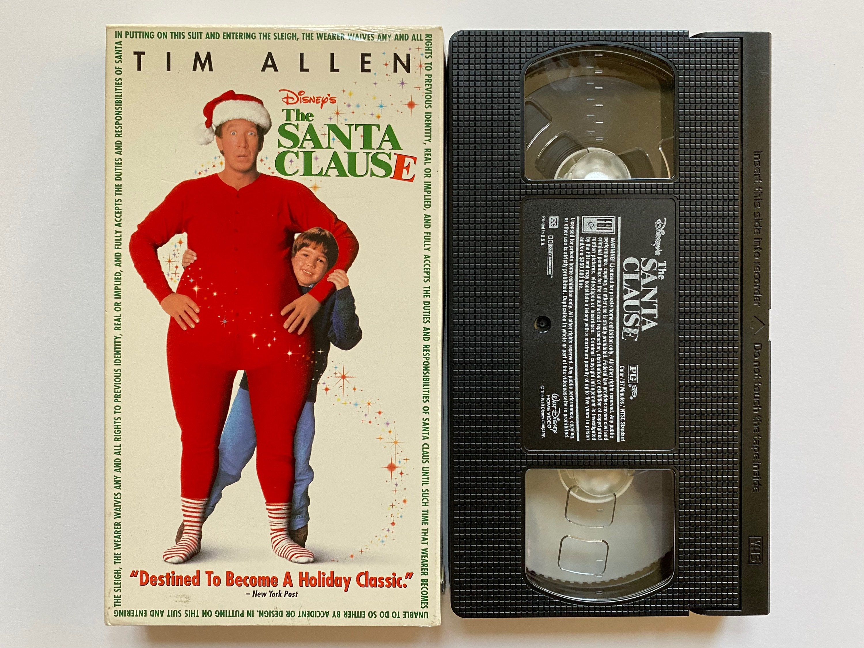 1990s the Santa Clause VHS Video Classic Tested Working | Etsy