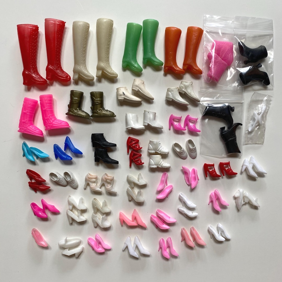 Vintage Barbie Clone Doll Shoes LOT - Etsy