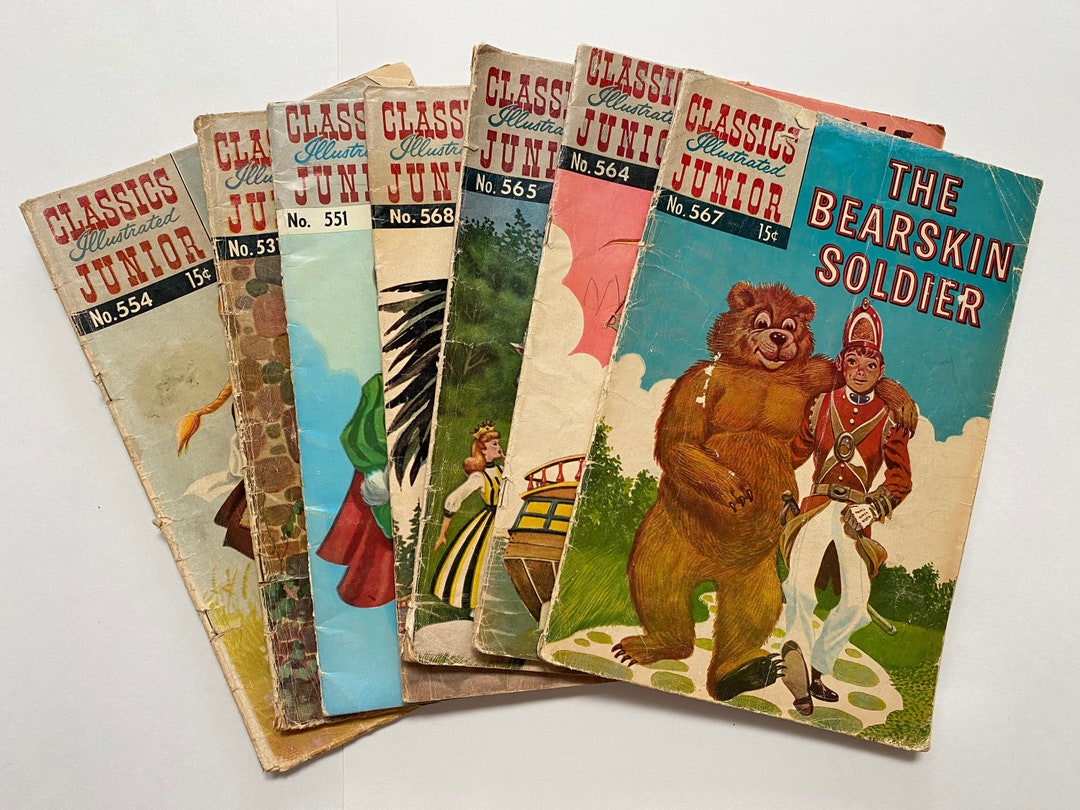 Classics Illustrated Junior Comic Books Graphic Novels LOT 60s 70s ...