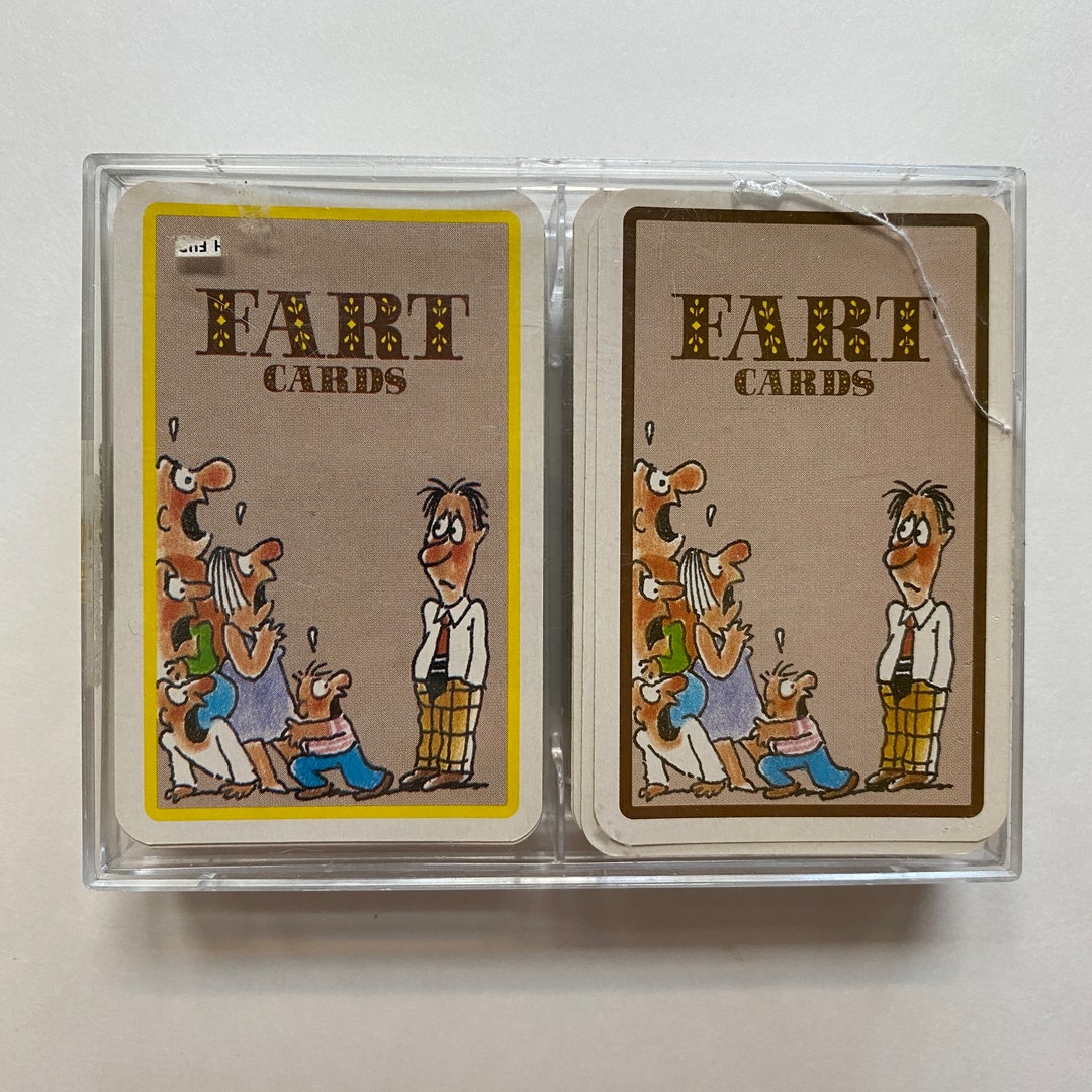 Fart Cards 1988 Novelty Playing Cards 2 Decks Ivory Tower Publishing ...