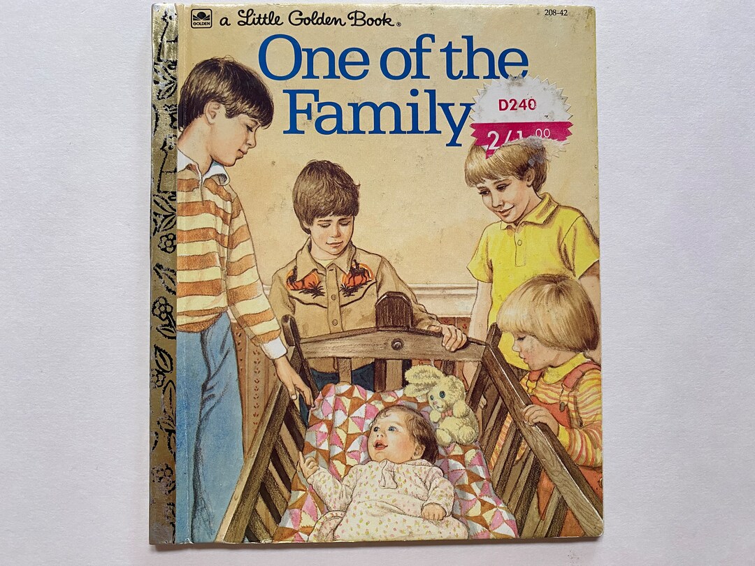1983 One of the Family Little Golden Book Kids Children - Etsy