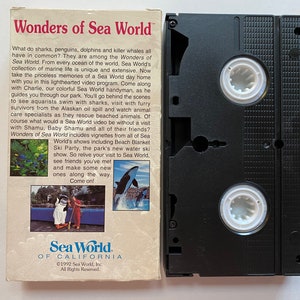 Wonders of Sea World VHS Video Tape Shamu 1992 - Etsy