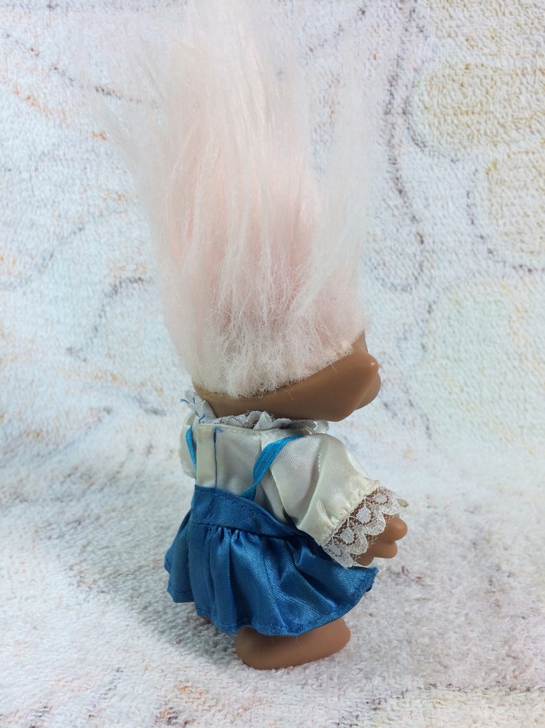 Vintage Ace Novelty Co Jewel Belly Troll Doll 1990s Kids Toys | Etsy