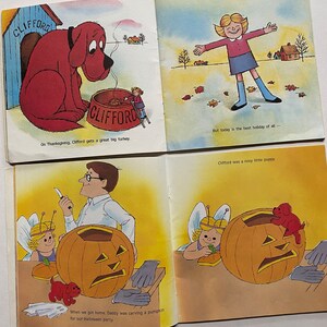 Clifford the Big Red Dog Halloween Books by Norman Bridwell - Etsy