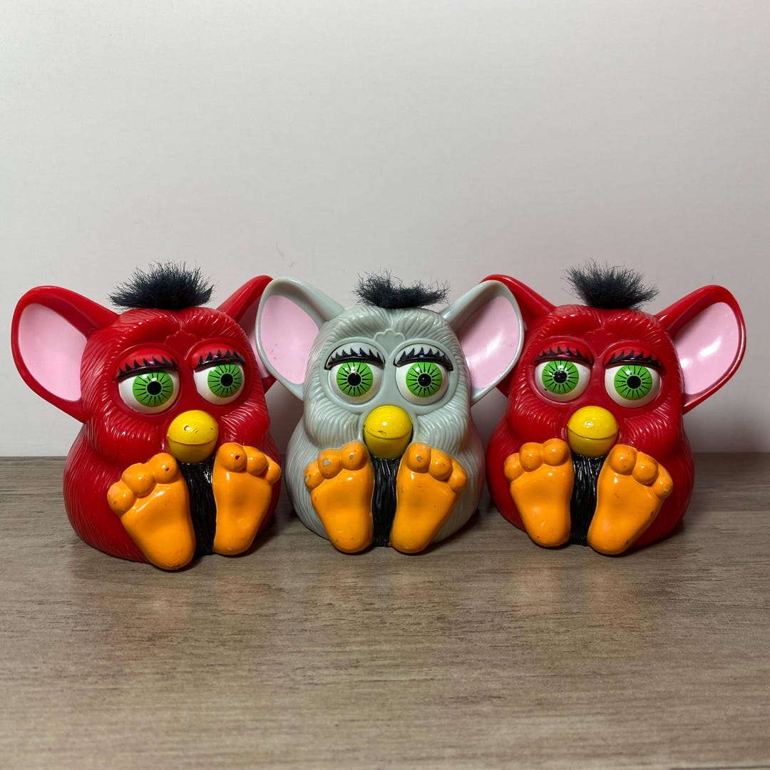 Furby Toys Mcdonalds Plastic Fast Food Happy Meal Premiums Kids ...