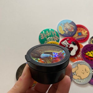1990s Blank Back Pogs in Mini Collector Tube With Slammer 90s Kids Toys ...