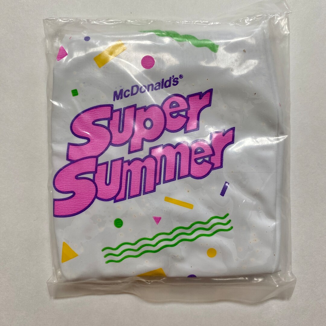 Mcdonalds Super Summer Inflatable Beach Ball 1987 Kids Fast Food ...
